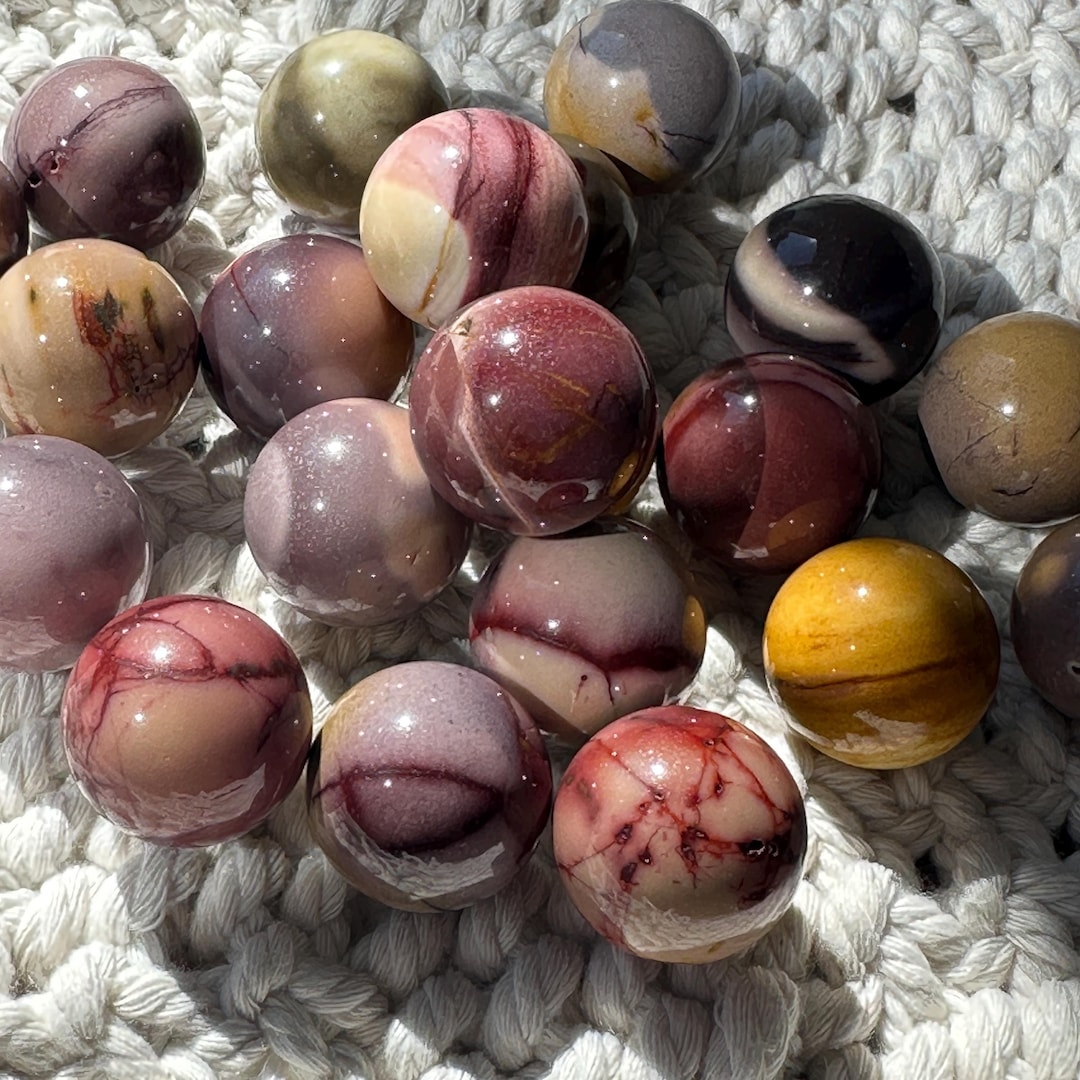 Mookaite Mini Spheres 22mm | Mookaite Jasper | Crystal Sphere | Crystal ...
