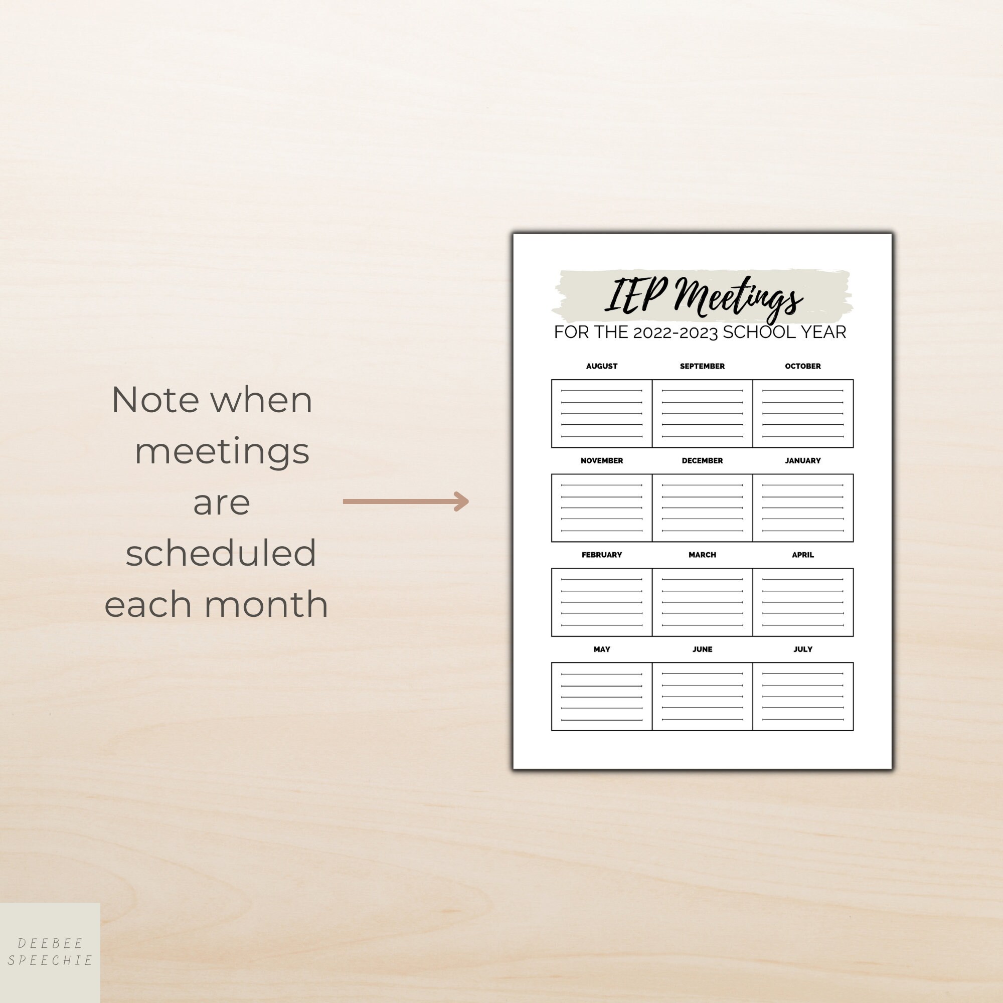 IEP Planner - Etsy