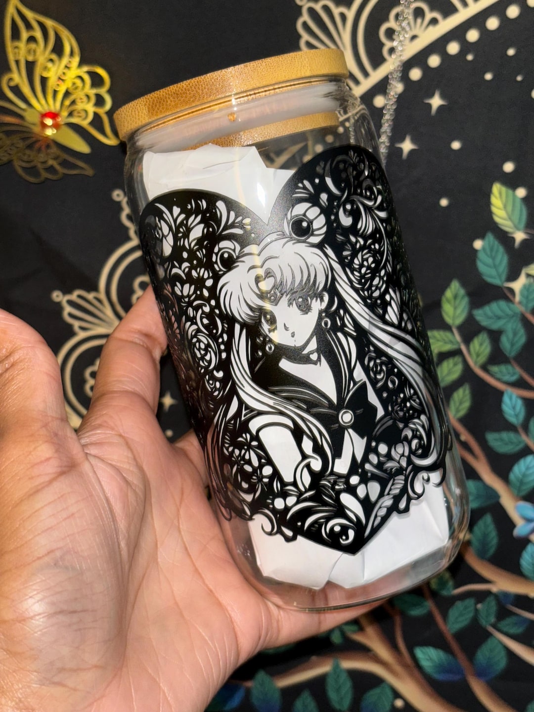 16 Oz Sailor Moon Libby Glass Cup | Libby Cup | Holiday Gift - Etsy