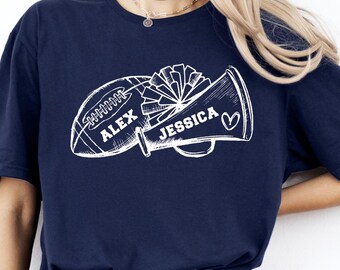 Custom Football Cheer Mom Shirt Family Gameday Mom of Both Shirt ...