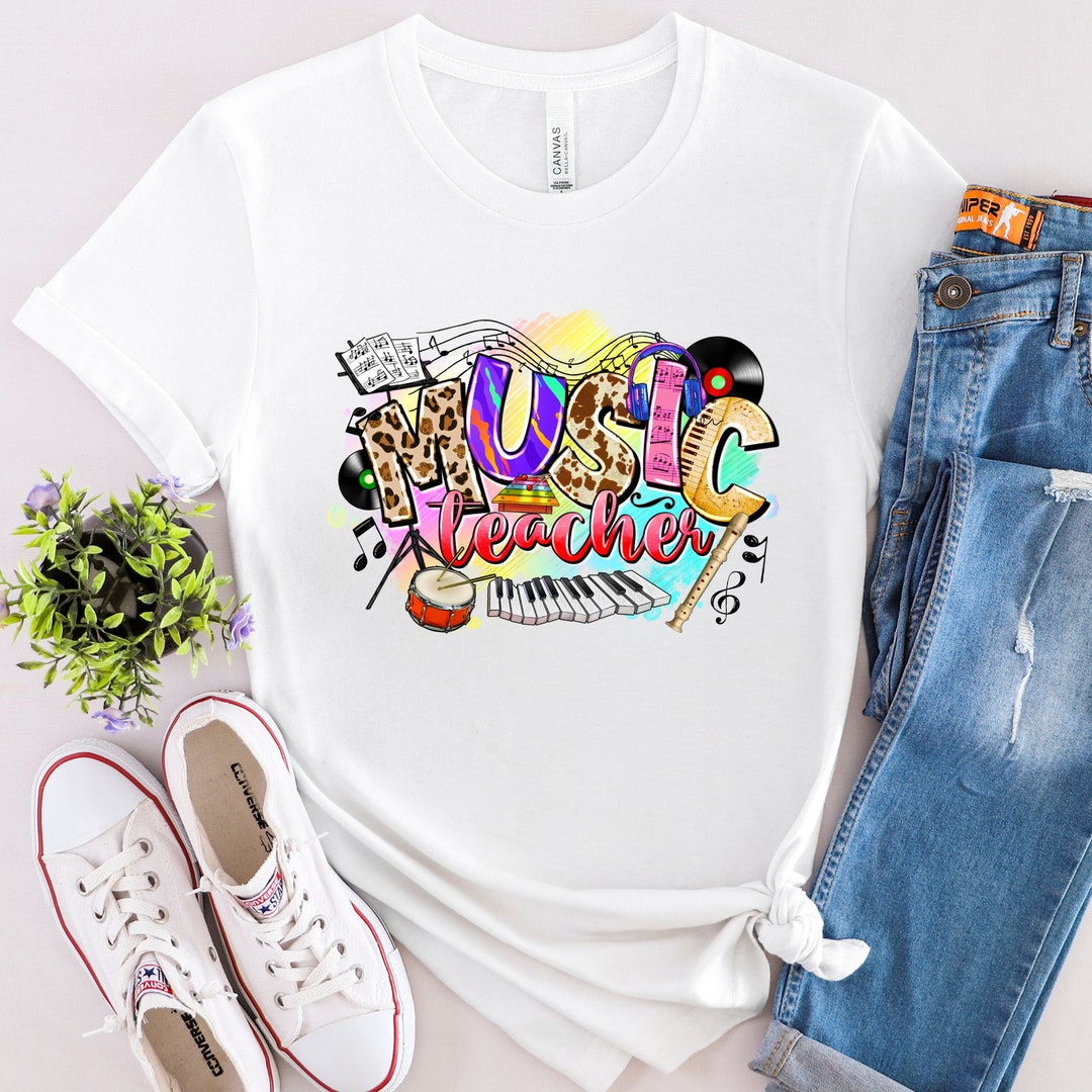 Music Teacher T-shirt, Music Teacher Gift, Piano Teacher Gift, Music ...