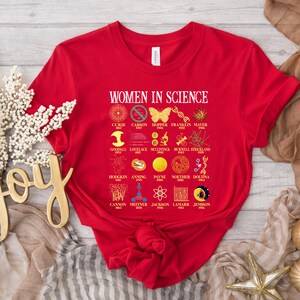 Women in Science T-shirt, Science Sweatshirt, Cool Science Shirt, Girl ...