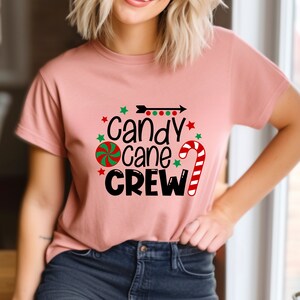 Candy Cane Crew Shirt, Candy Cane Crew Sweatshirt, Kids Christmas Shirt ...