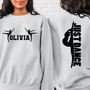 Custom Dance Shirt, Dance Sweatshirt, Dance Coach Gift, Dance Crew ...