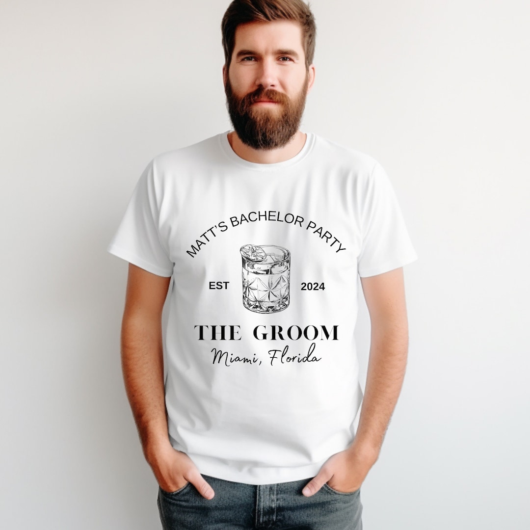 Custom Bachelor Party Shirts, Custom Location Bachelor Party Shirts ...