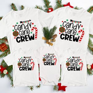 Candy Cane Crew Shirt, Candy Cane Crew Sweatshirt, Kids Christmas Shirt ...