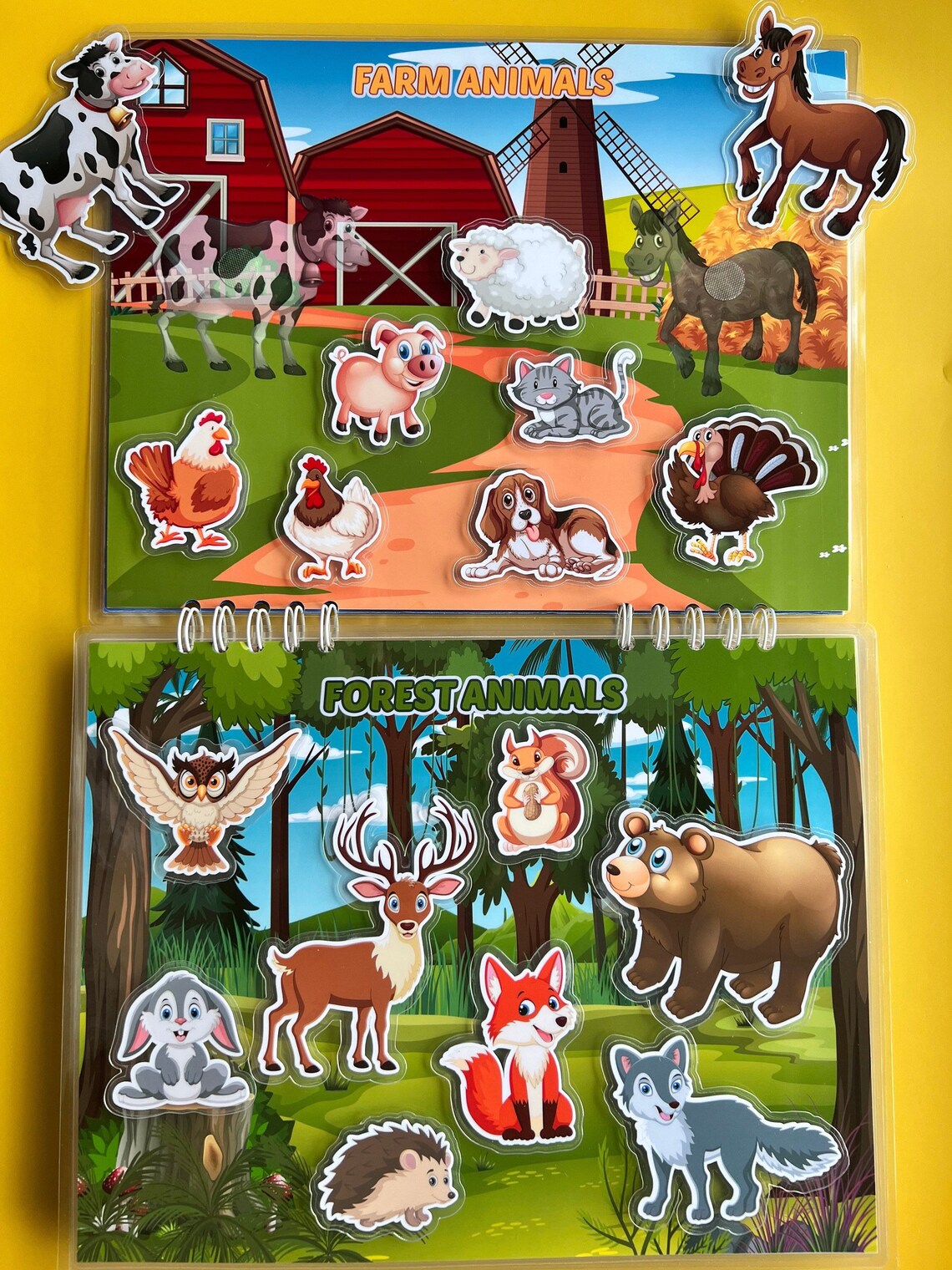 Toddler Learning Book Fully Assembled Toddler Busy Book - Etsy