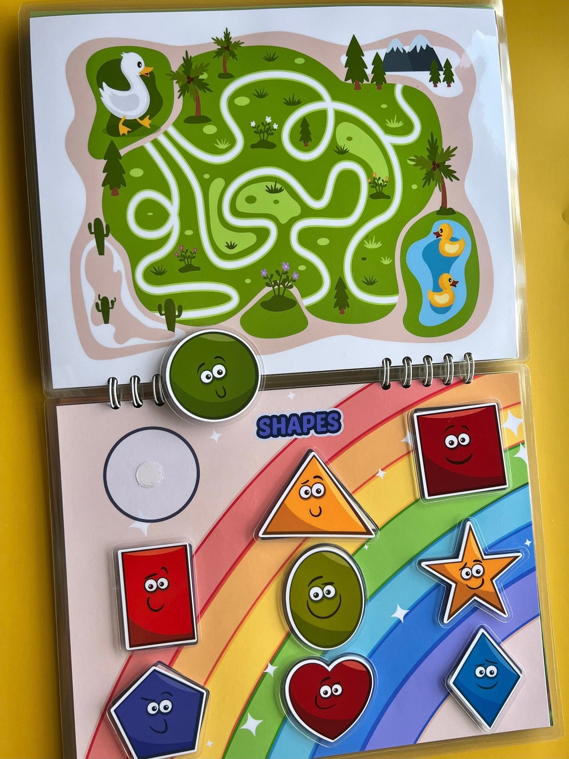 Toddler Learning Book Fully Assembled Toddler Busy Book - Etsy