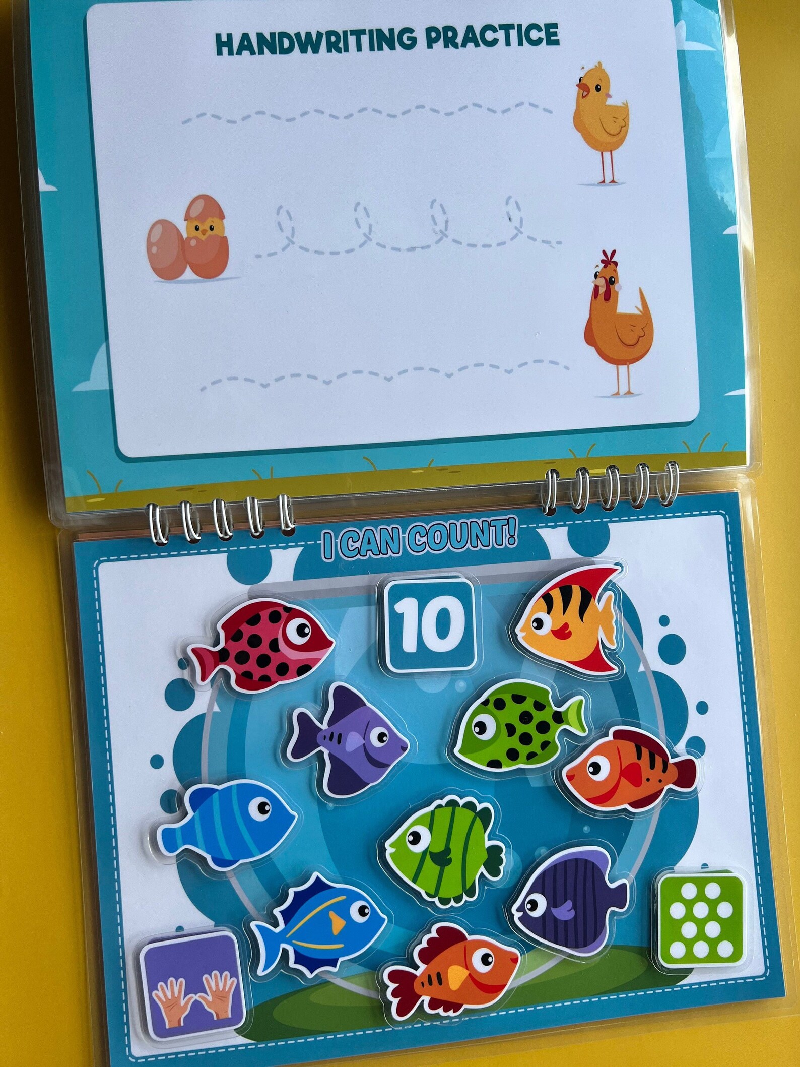 Toddler Learning Book Fully Assembled Toddler Busy Book - Etsy