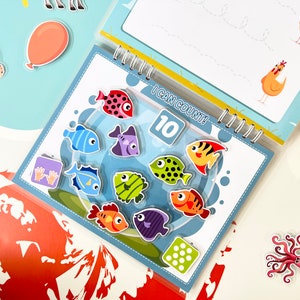 Toddler Learning Book Fully Assembled Toddler Busy Book - Etsy