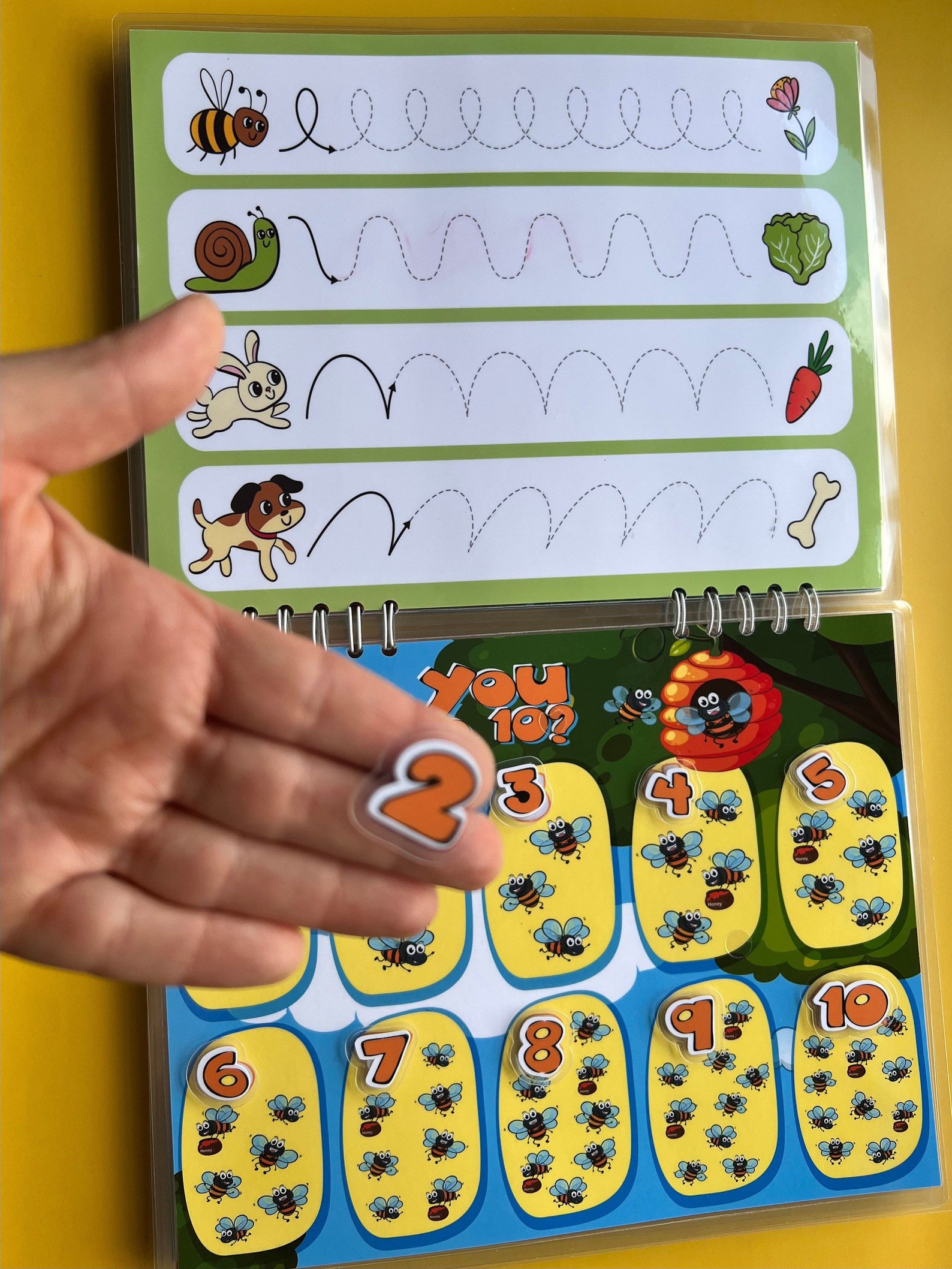 Toddler Learning Book Fully Assembled Toddler Busy Book - Etsy