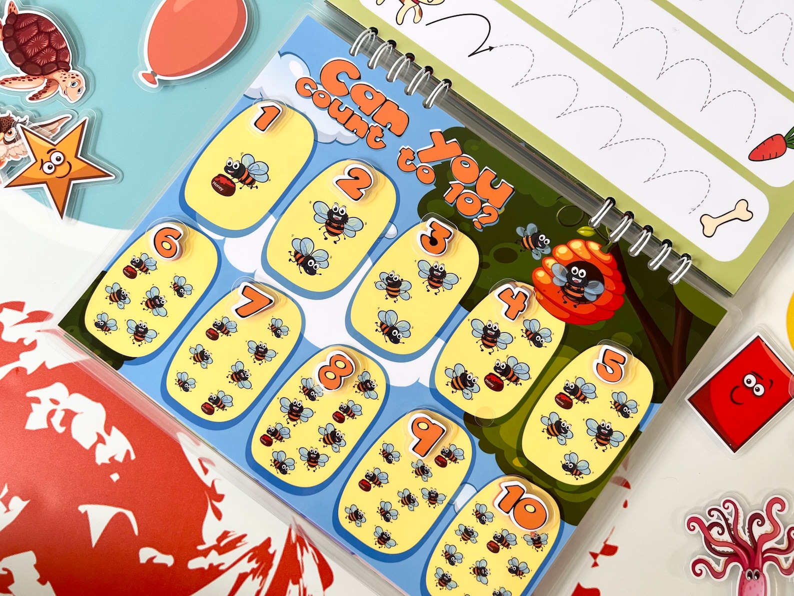 Toddler Learning Book Fully Assembled Toddler Busy Book - Etsy