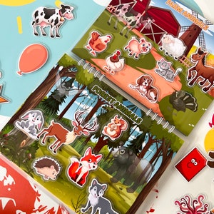 Toddler Learning Book Fully Assembled Toddler Busy Book - Etsy