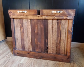 Primitive Trash Can - Etsy