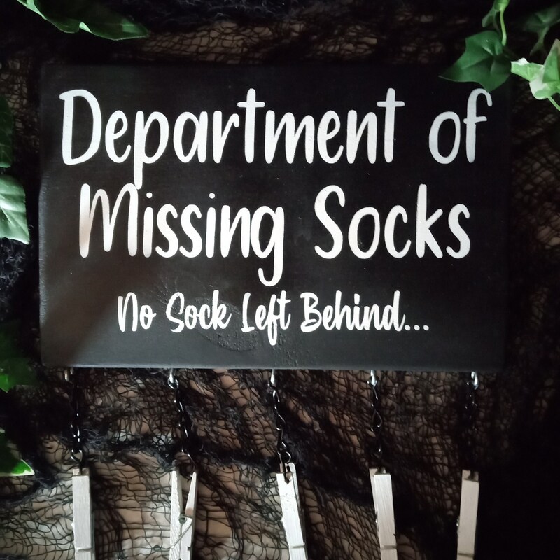 Lost Socks Sign - Etsy