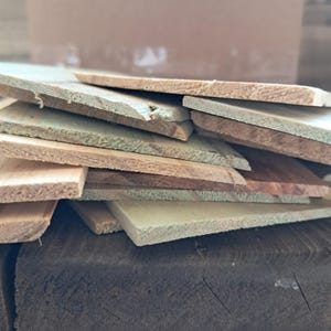 Thin Wood Planks for DIY Crafts, Projects, and Decor / Box of Thin ...