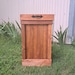 Rustic Wood 13 Gallon Kitchen Trash Can - Etsy