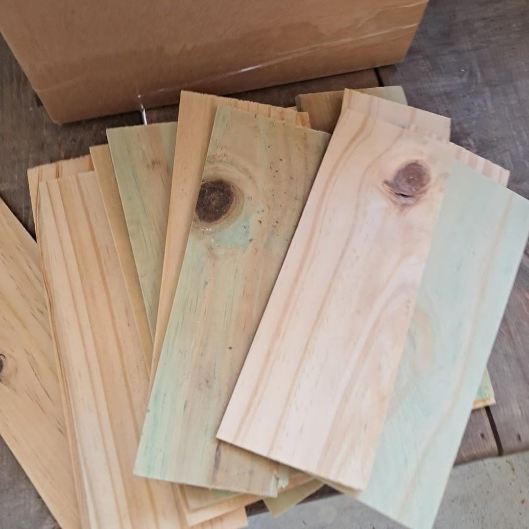 Thin Wood Planks for DIY Crafts, Projects, and Decor / Box of Thin ...