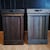 13 Gallon Open Top Rustic Kitchen Wood Trash Can, Rustic Trash Bin ...