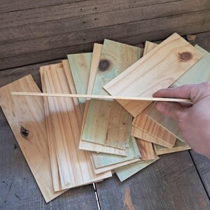 Thin Wood Planks for DIY Crafts, Projects, and Decor / Box of Thin ...