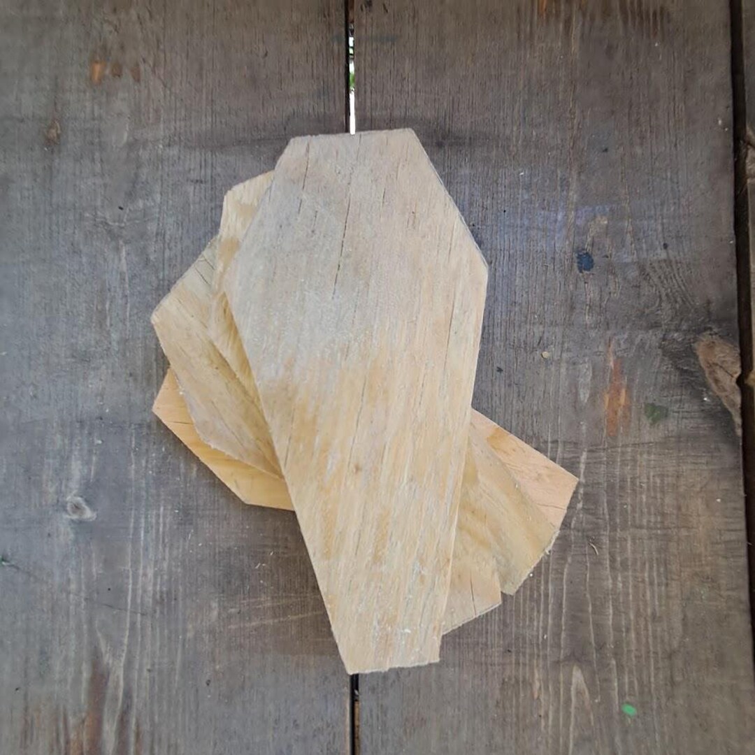 Small Wood Coffin Blank, Coffin Board, Sarcophagus, Wood Blank ...