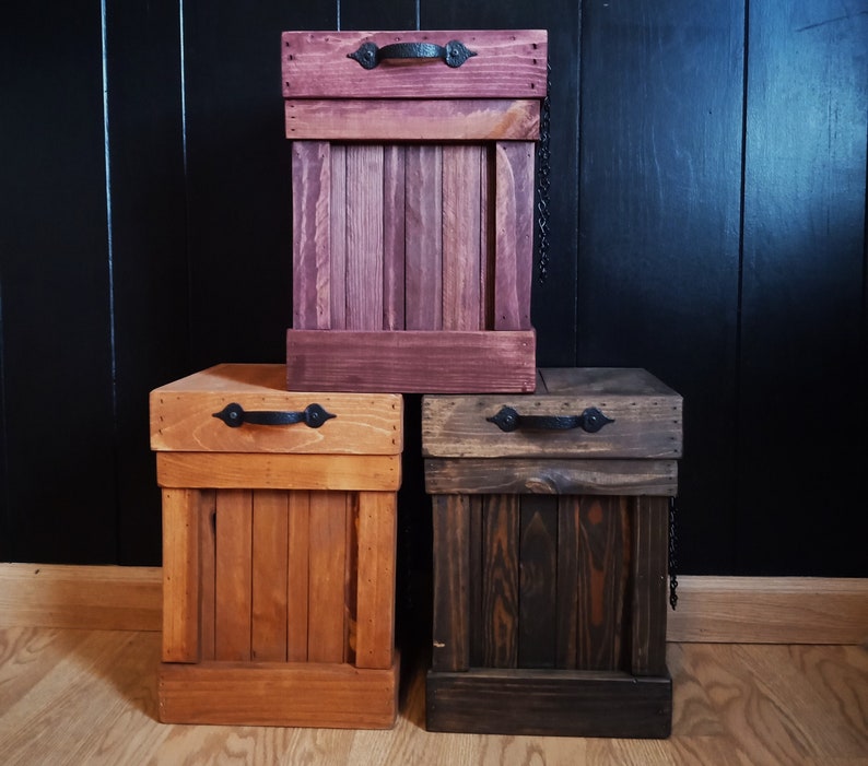 Pet Food Storage, Rustic Dog Food Container, Pet Food Storage, Gifts ...