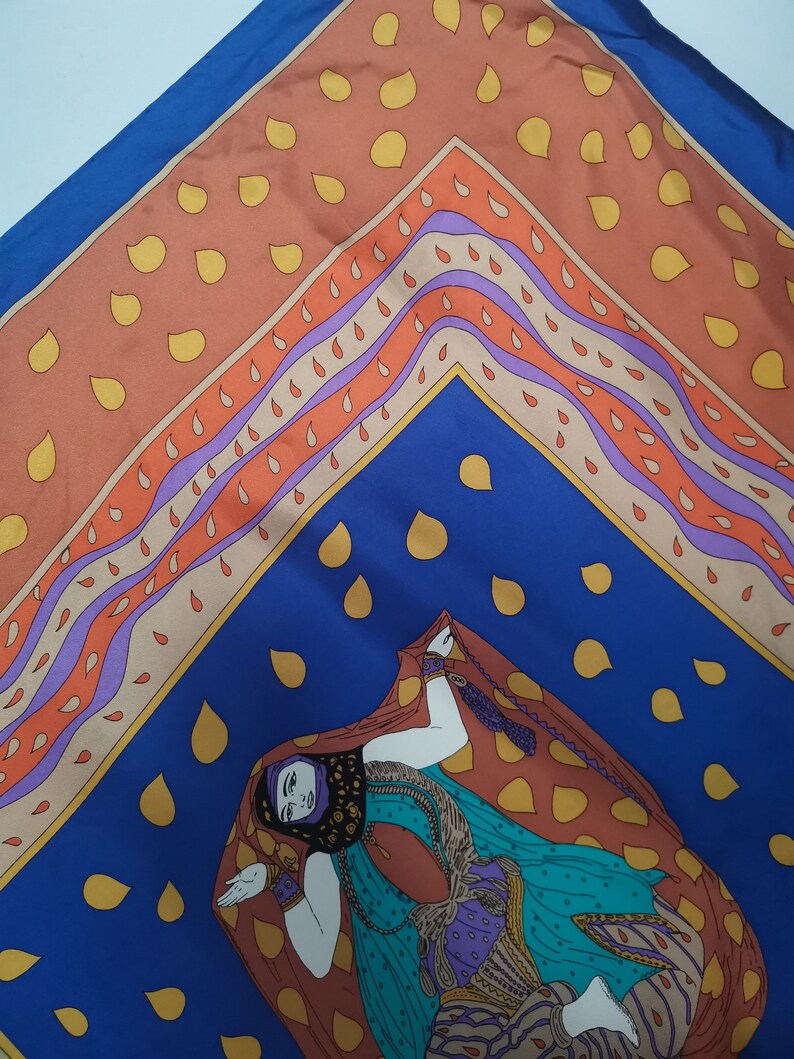 Theatre National Opera De Paris Vintage Scarf Silk Neckerchief Ballet ...