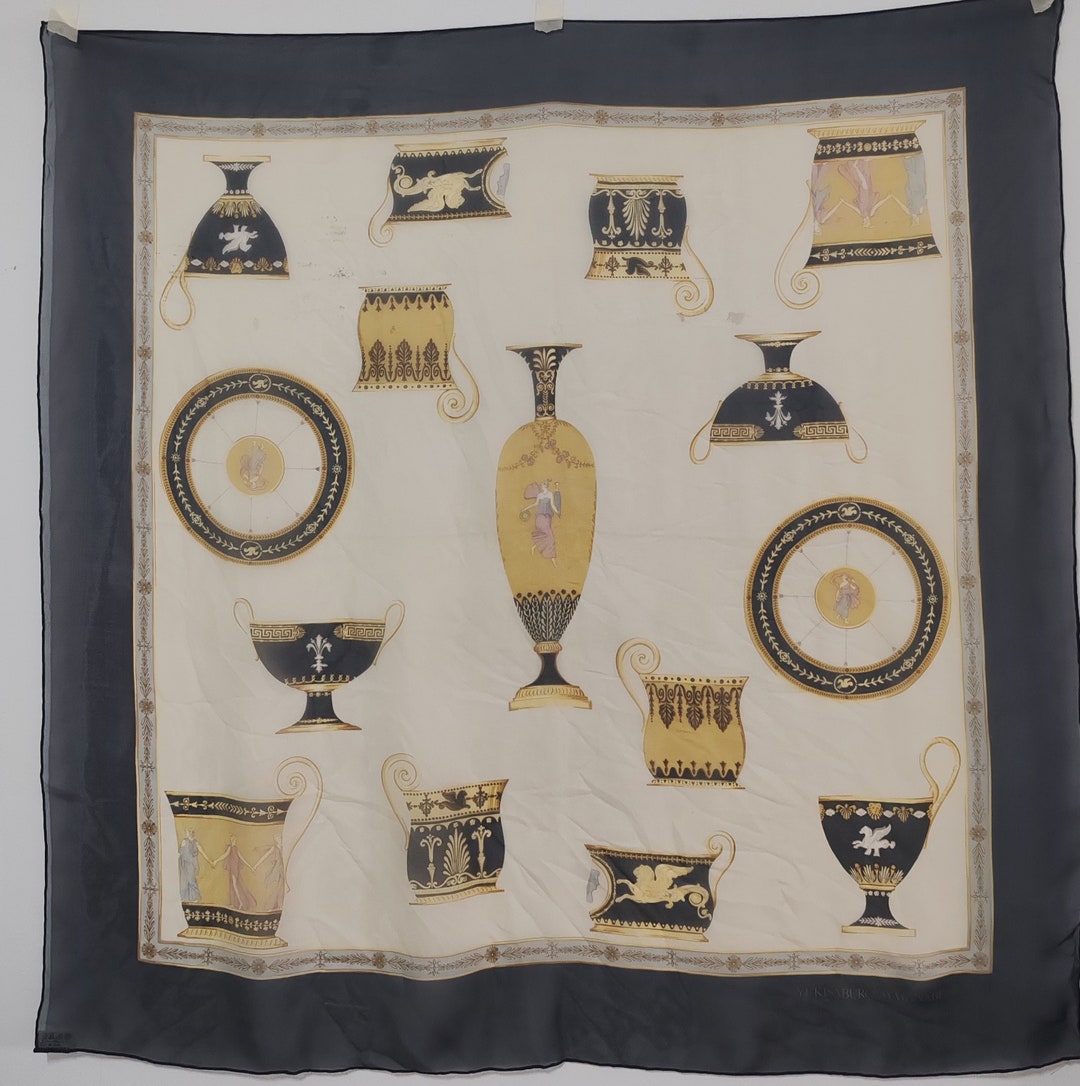 Yukisaburo Watanabe Scarf Chiffon Silk Foulard Neckerchief Pocket ...