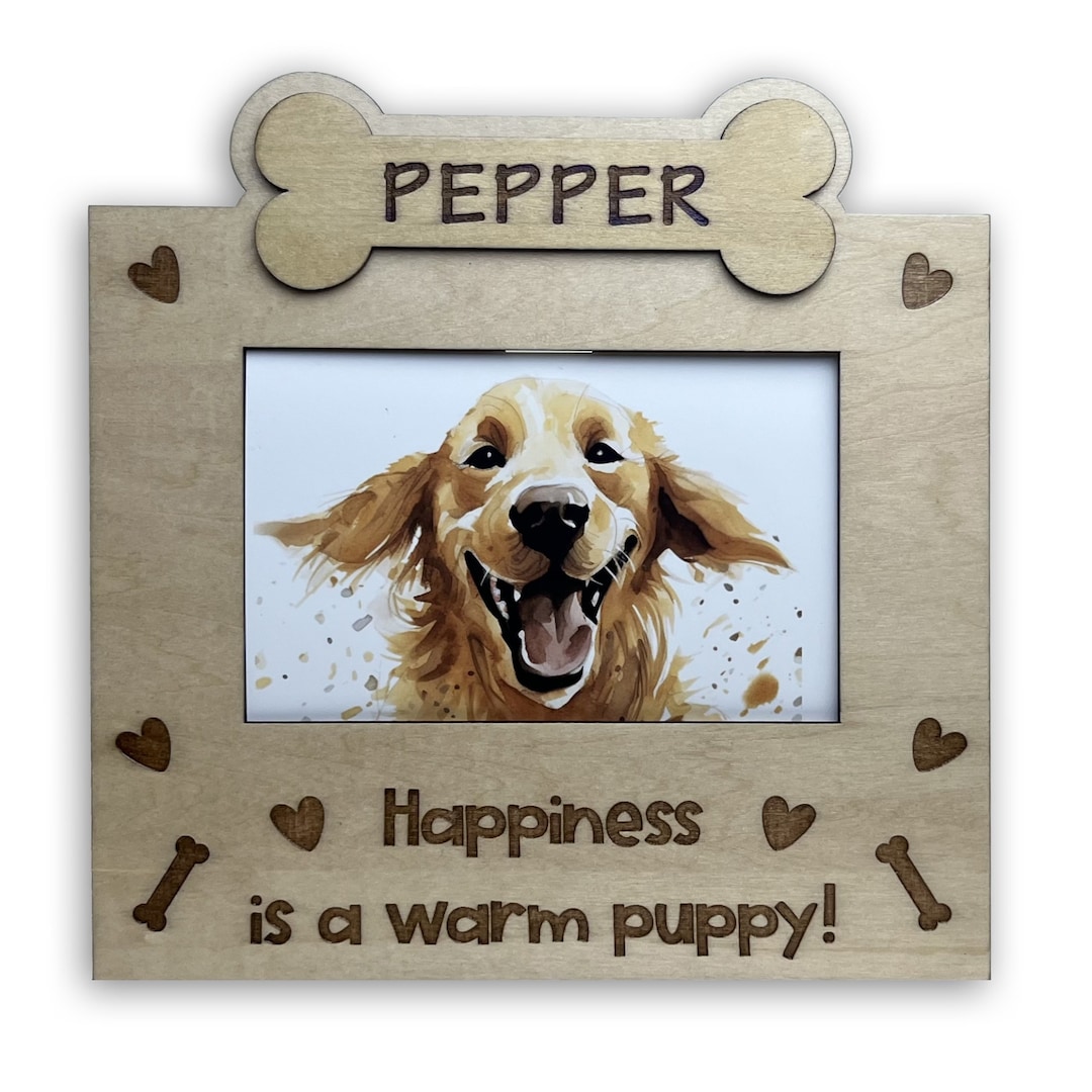 Personalized Custom 3D Frame Pet Portrait, Dog Photo Frame Dog Mom Gift ...