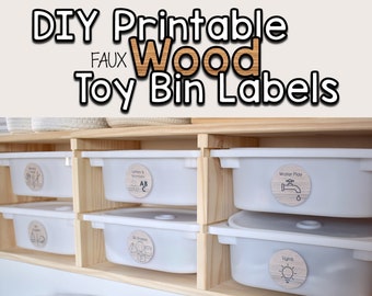 Wood Trofast Labels - Etsy