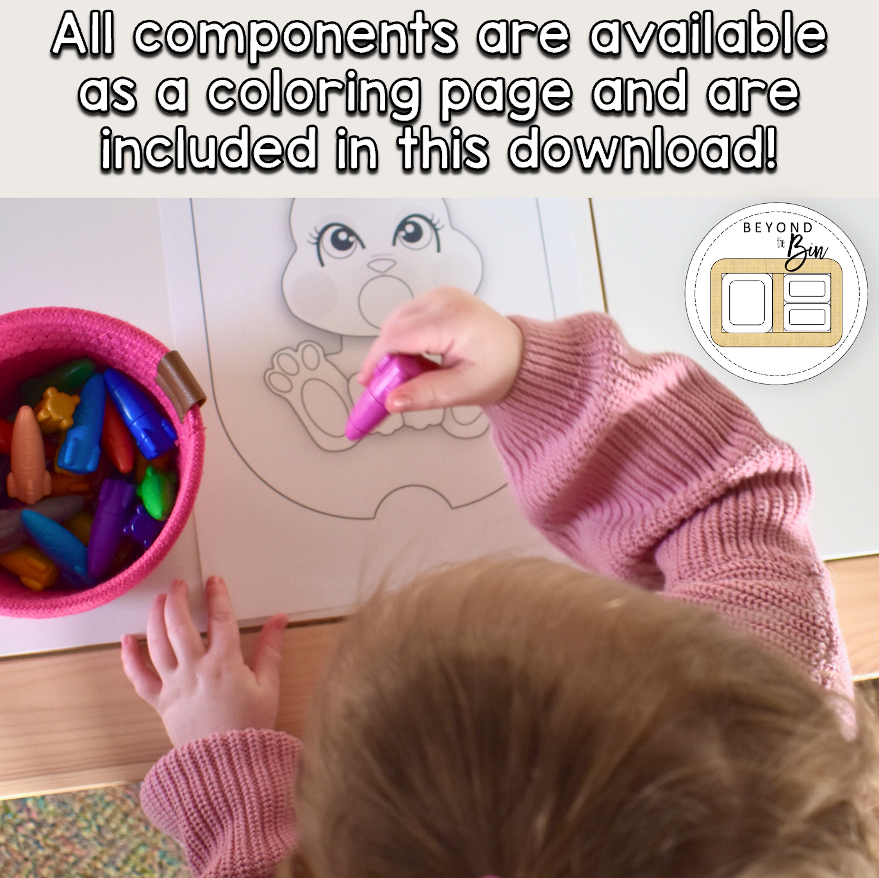 Easter Bunny Feeder: Easter Trofast Inserts for IKEA Flisat Table ...