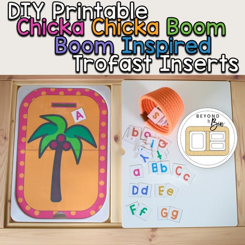 Chicka Chicka Boom Boom Inspired Trofast Bin Insert for IKEA - Etsy