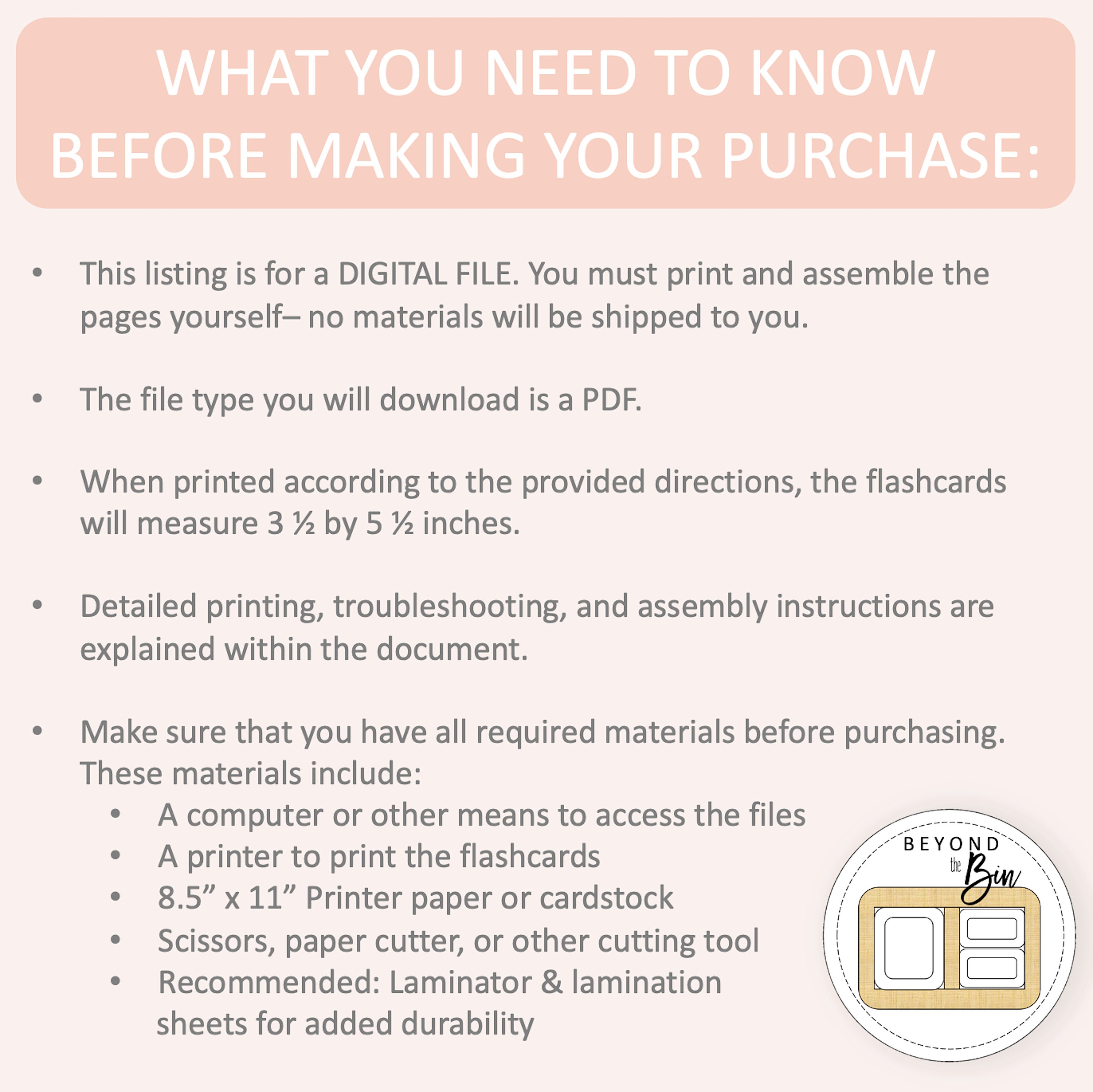 BUNDLE: DIY Printable Colorful Shapes, Colors, Numbers, Alphabet ...