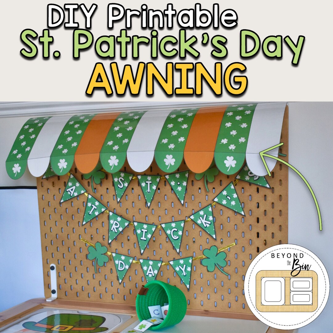 Awning: Saint Patrick's Day Canopy for IKEA Flisat Table and Skadis ...