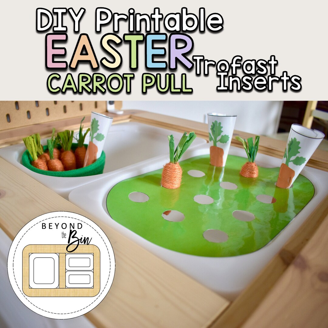 Carrot Pull: Easter Trofast Inserts for IKEA Flisat Table Printable ...