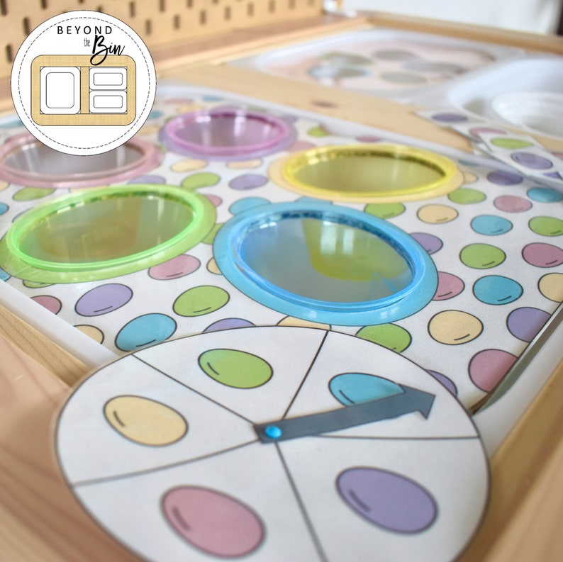 Easter Egg Sorter: Easter Trofast Inserts for IKEA Flisat Table ...