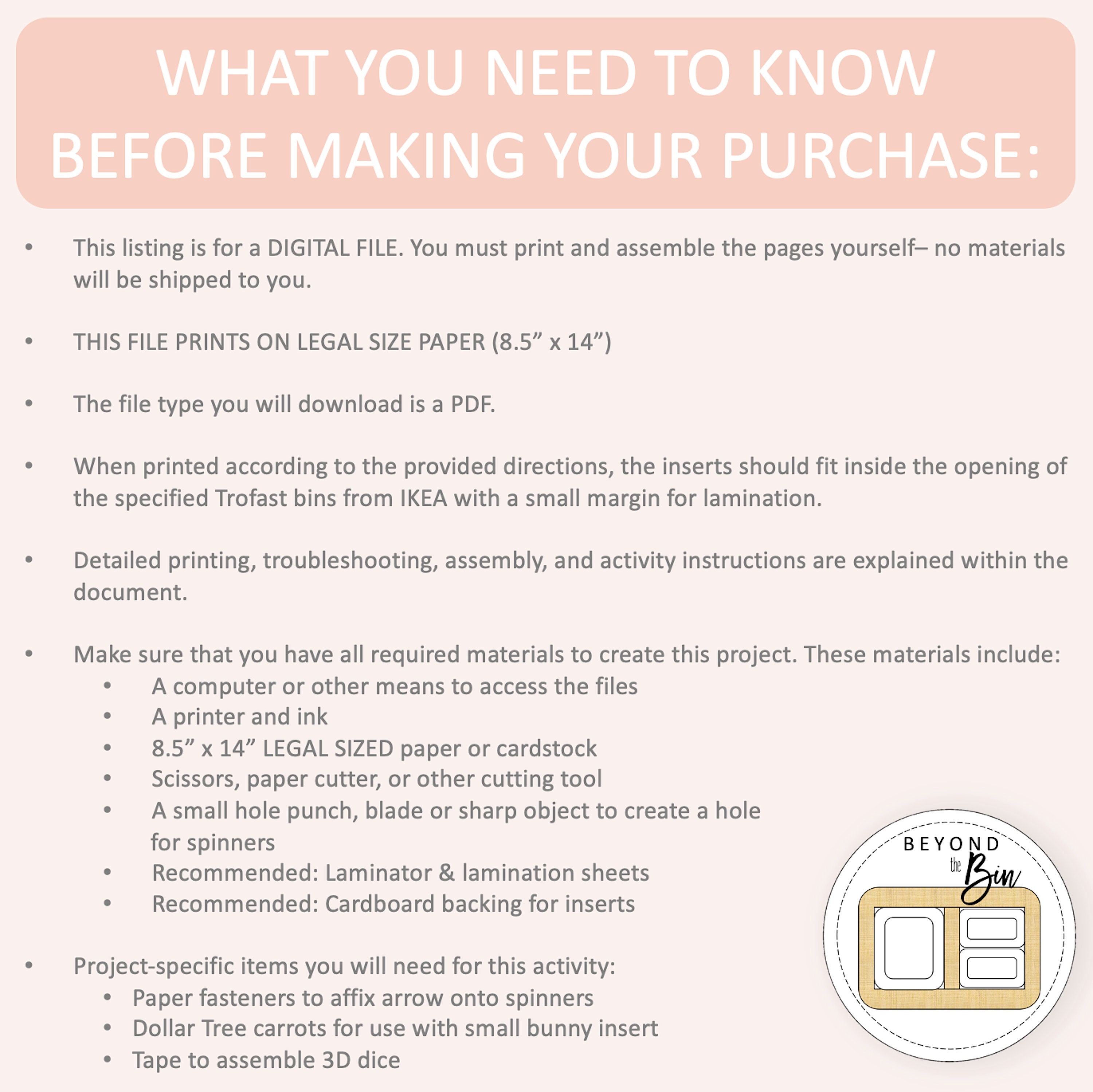 Easter Bunny Feeder: Easter Trofast Inserts for IKEA Flisat Table ...