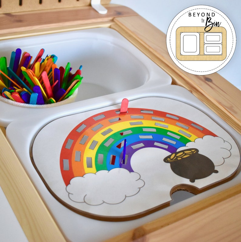 Rainbow Popsicle Sticks Color Sort: Saint Patrick's Day - Etsy