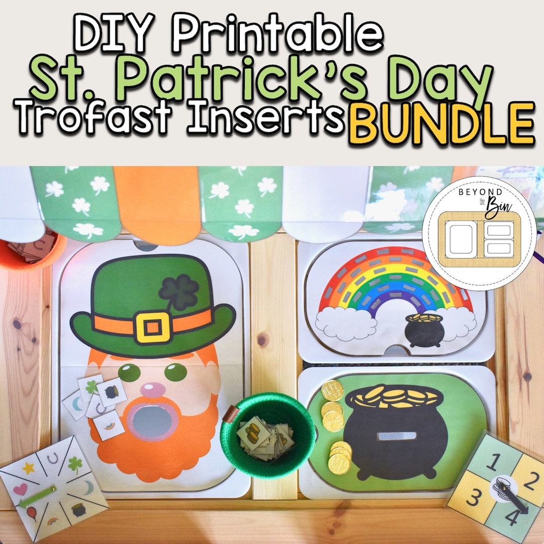 BUNDLE: Saint Patrick's Day Banner, Awning, and Inserts for IKEA Flisat ...