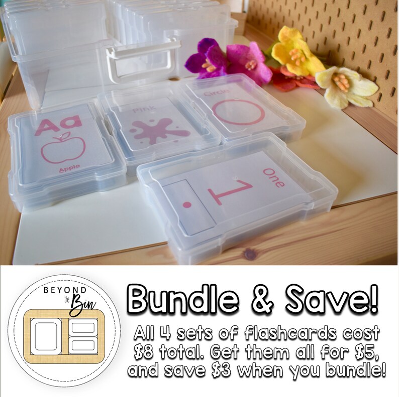 BUNDLE: DIY Printable Colorful Shapes, Colors, Numbers, Alphabet ...