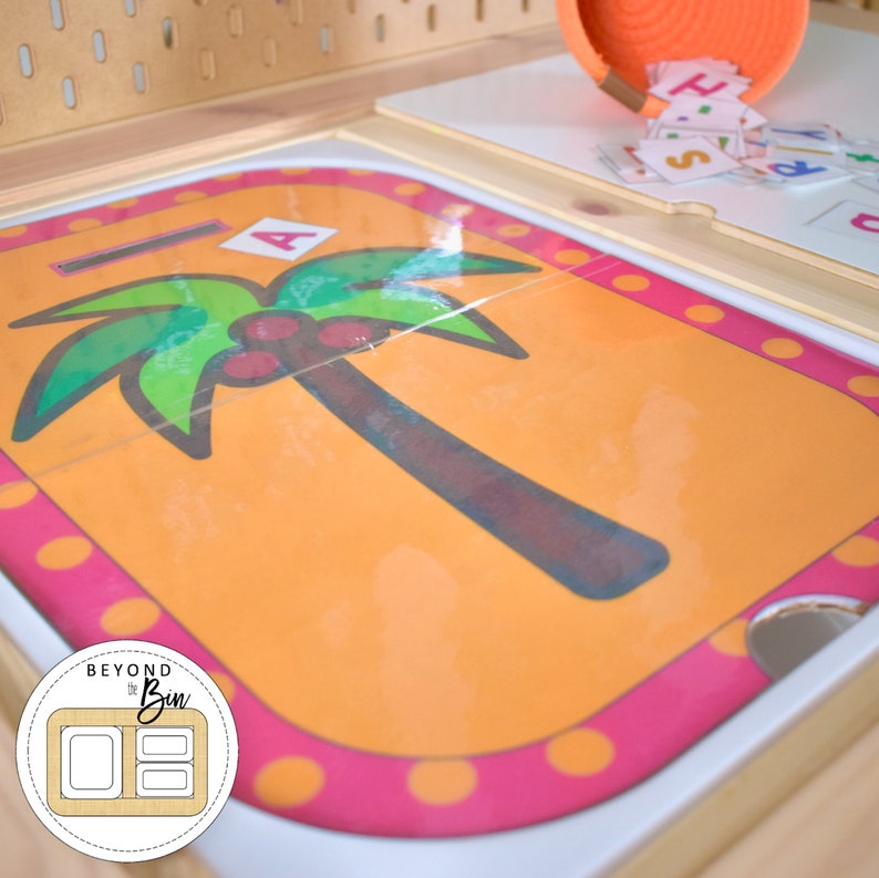 Chicka Chicka Boom Boom Inspired Trofast Bin Insert for IKEA Flisat ...