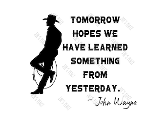 John Wayne Svg - Etsy