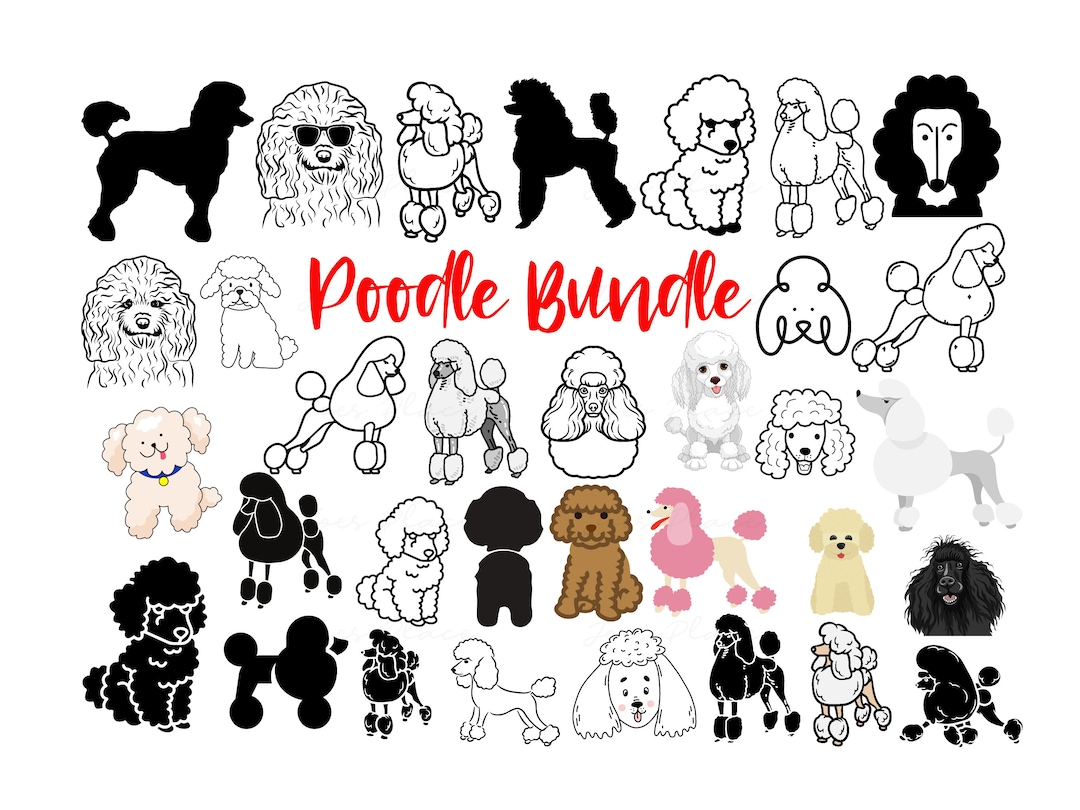 PUDEL SVG Png Bundle Cut File Pudel SVg Hund SVg - Etsy Österreich