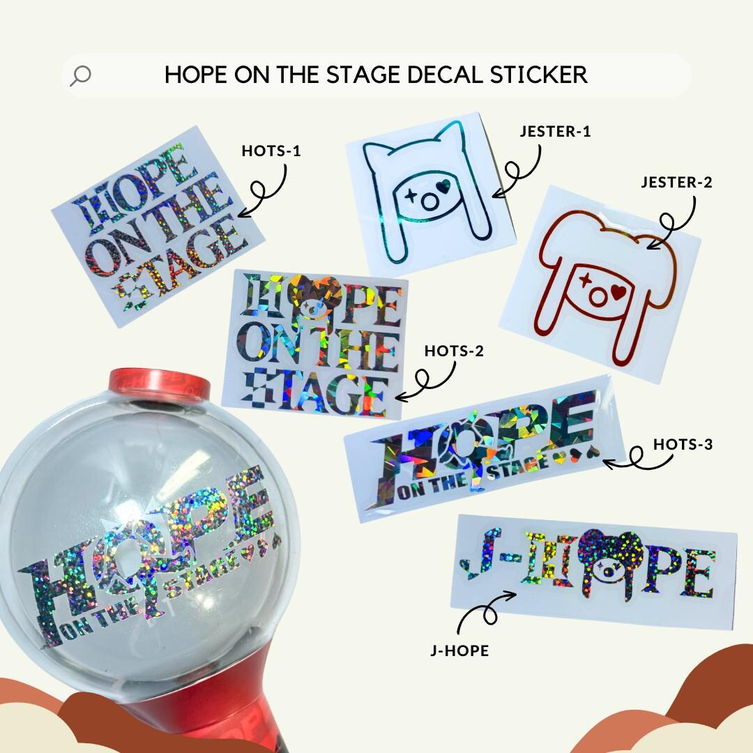 HOPE on the Stage Tour Decal Sticker Collection by Aegyoprints - Etsy