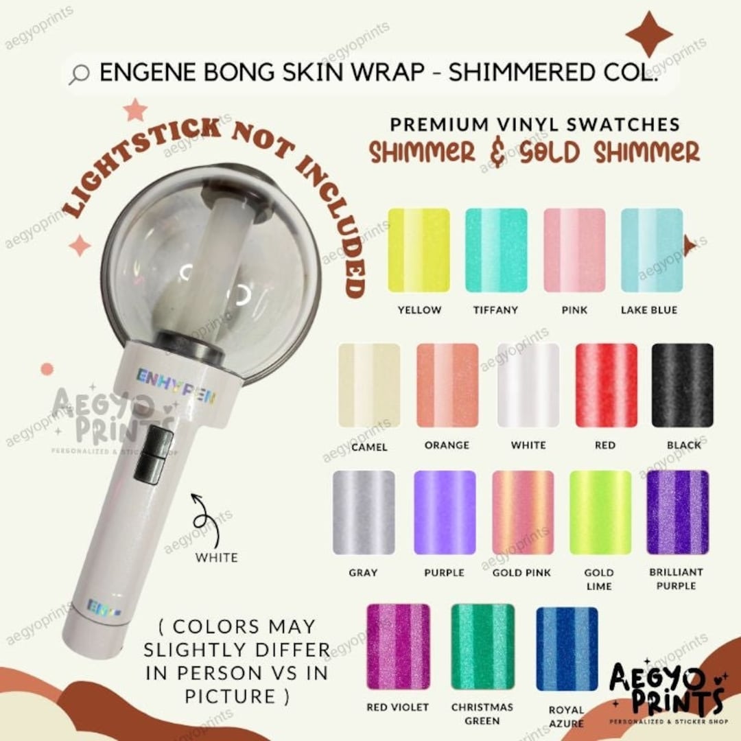 ENGENE BONG V1 - Shimmer Skin Wrap Decal Sticker by Aegyoprints - Etsy
