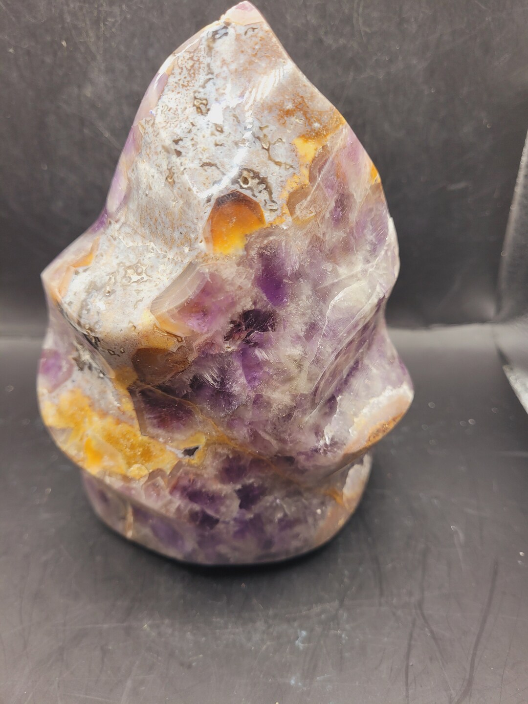Larger Amethyst Crystal Flame - Etsy