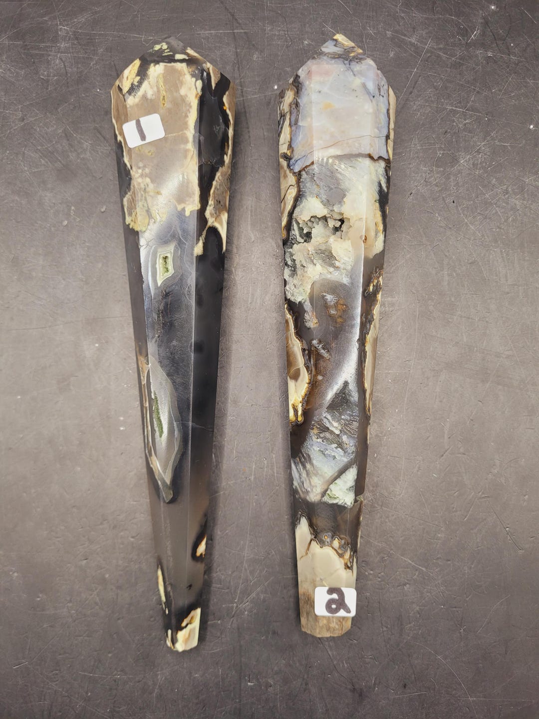 Super Uv Reactive Volcano Agate Wand - Etsy