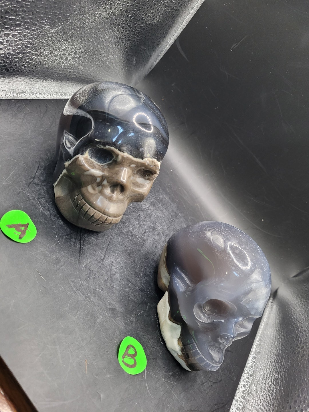 Volcano Agate Skull - Etsy