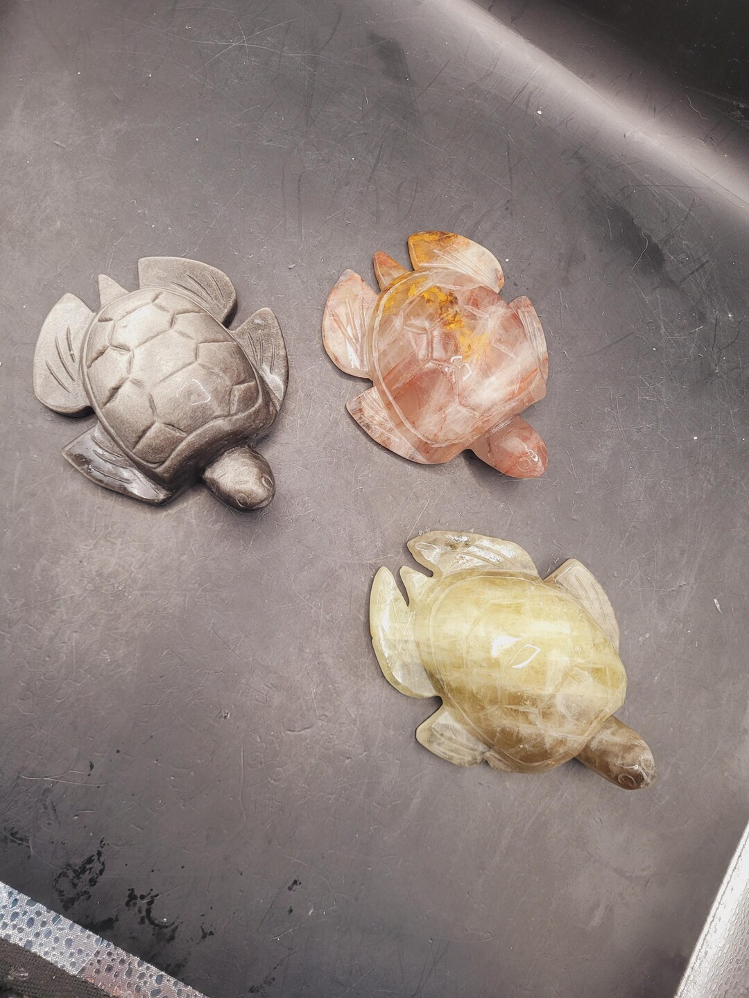 Crystal Sea Turtle Carving - Etsy