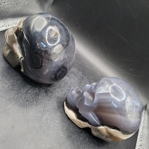 Volcano Agate Skull - Etsy